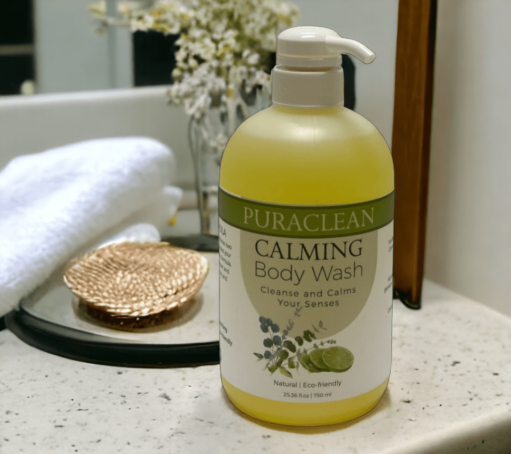 Lavender & Lemon Peel Essential Oil Body Wash – Puraclean